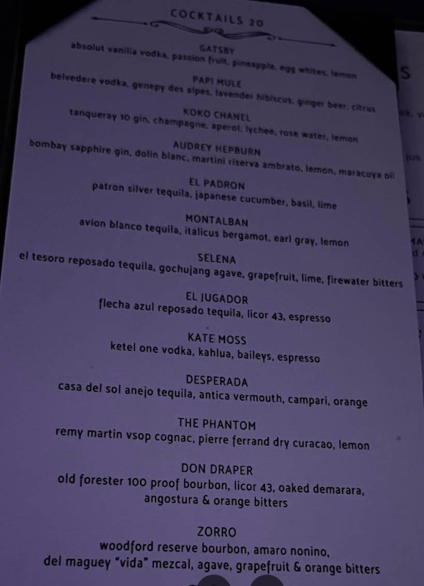 Papi Steak Las Vegas Restaurant Menu & Prices | Fontainebleau